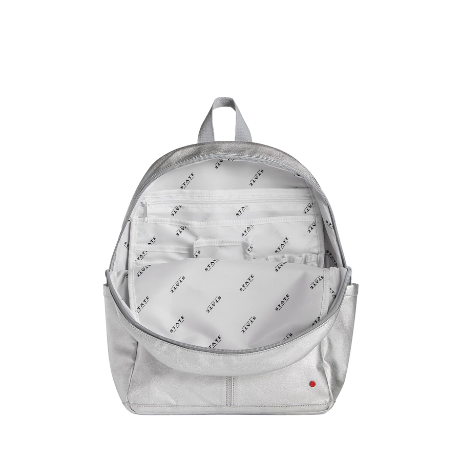 STATE Bags | Kane Kids Travel Backpack Metallic Fuzzy Hearts