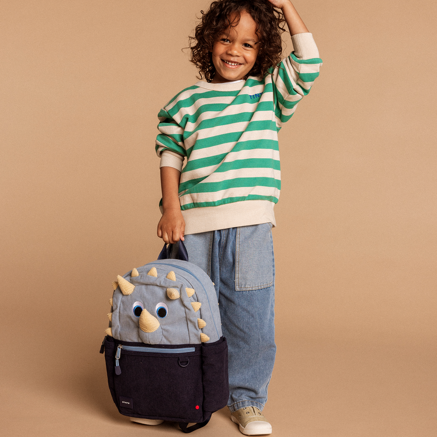 STATE Bags | Kane Kids Mini Backpack Corduroy Triceratops