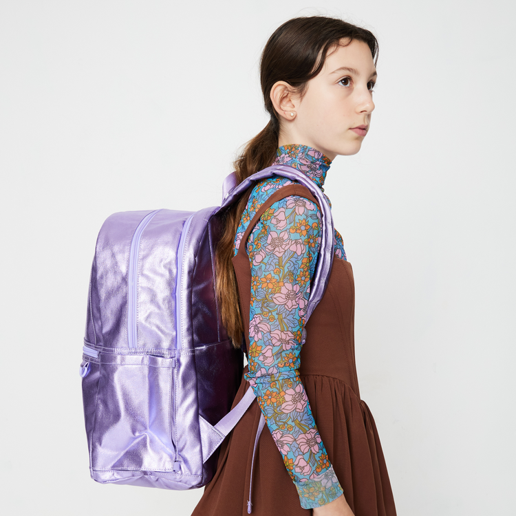 STATE Bags | Kane Kids Large Backpack Metallic Lilac | Back to School ...