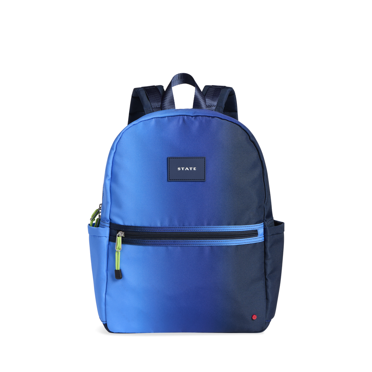 Kane Kids Travel Backpack Color Block Navy/Neon