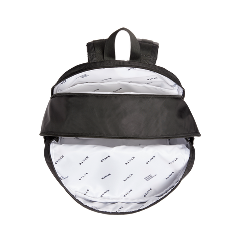 STATE Bags | Reed Backpack Nylon Black | Back to School | Travel Backpack