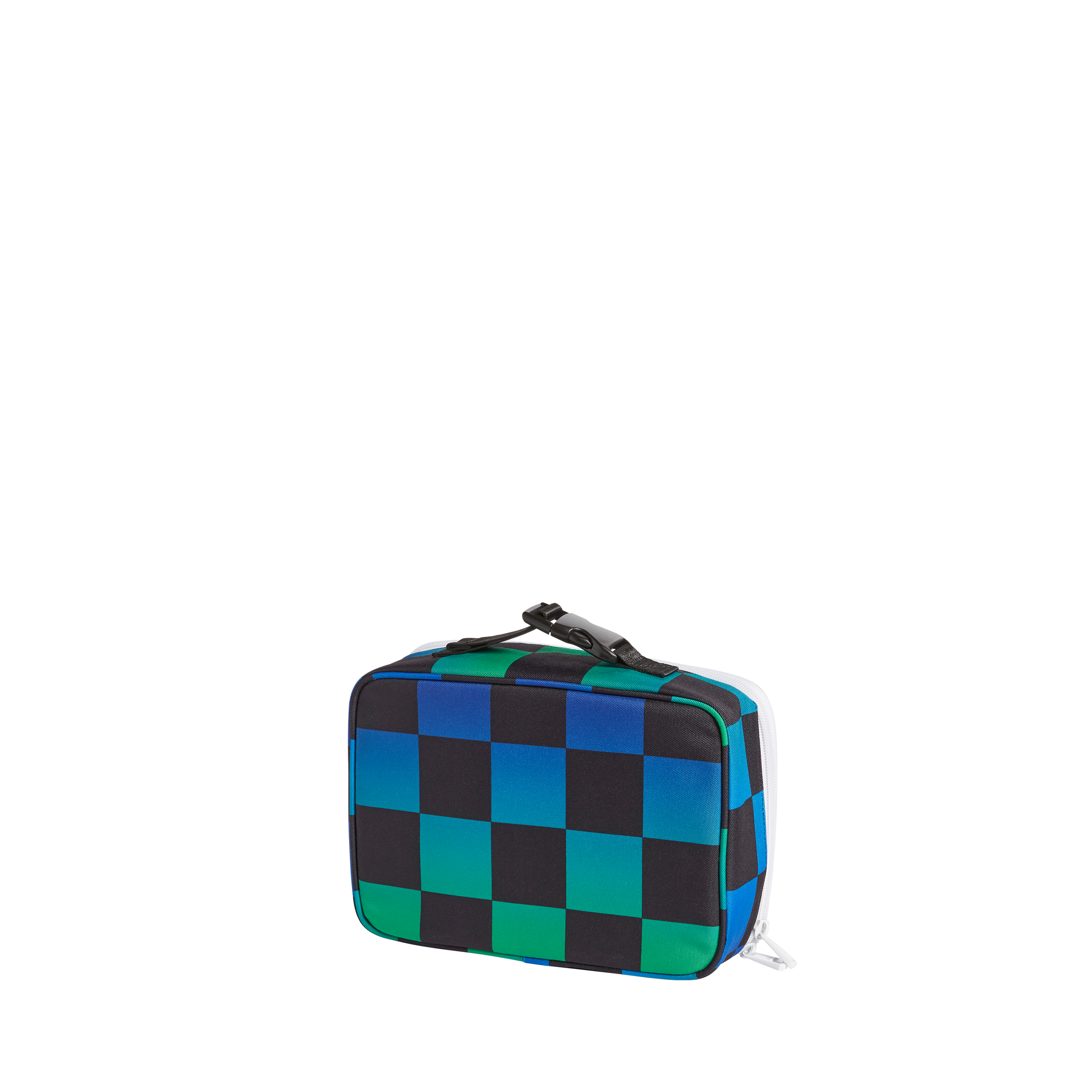 STATE Bags Rodgers Lunch Box Recycled Poly Canvas Blue Checkerboard