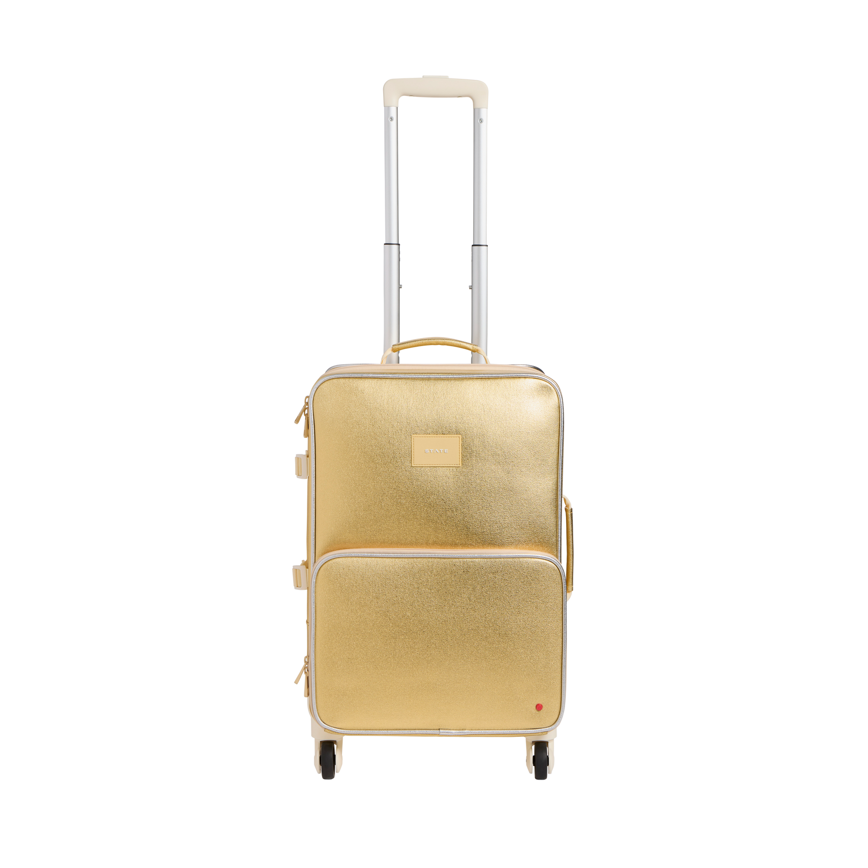 Logan Suitcase Metallic Pink/Silver