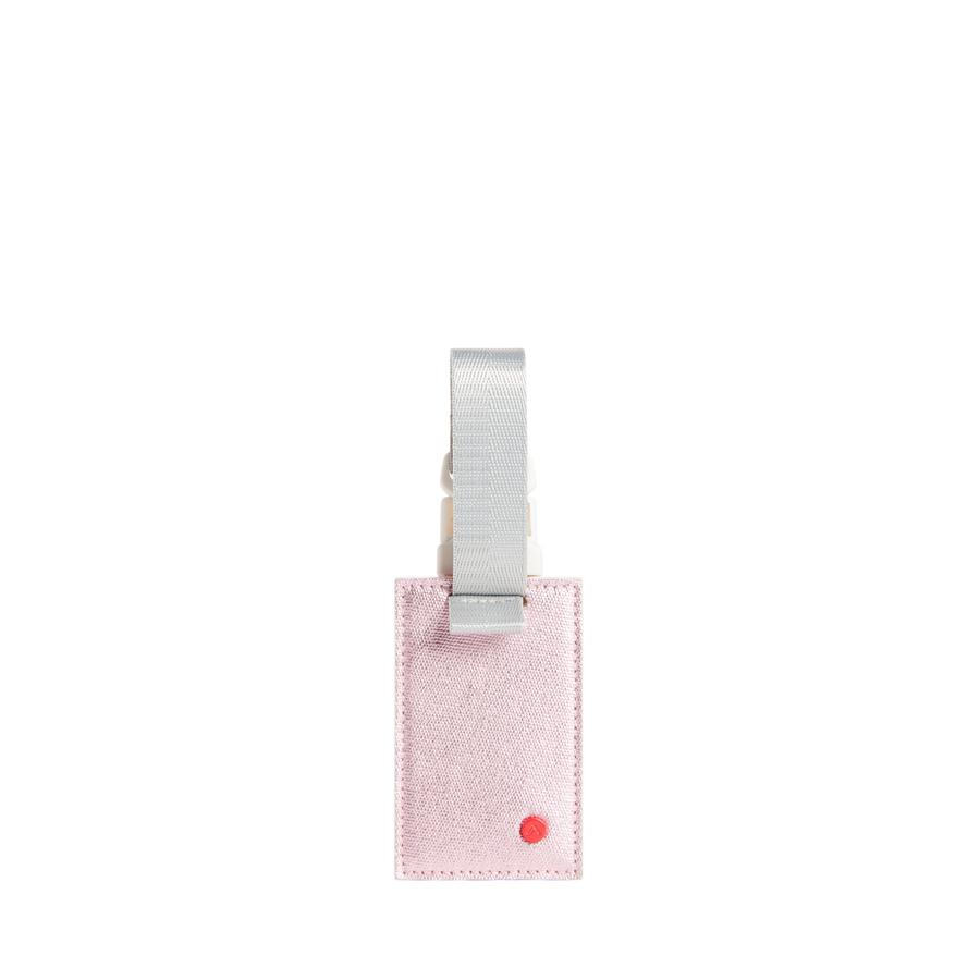 STATE Bags | Logan Luggage Tag Metallic Pink/Silver