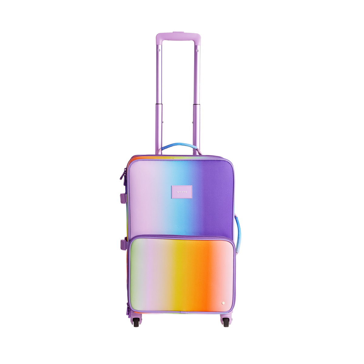 Logan Suitcase Metallic Pink/Silver