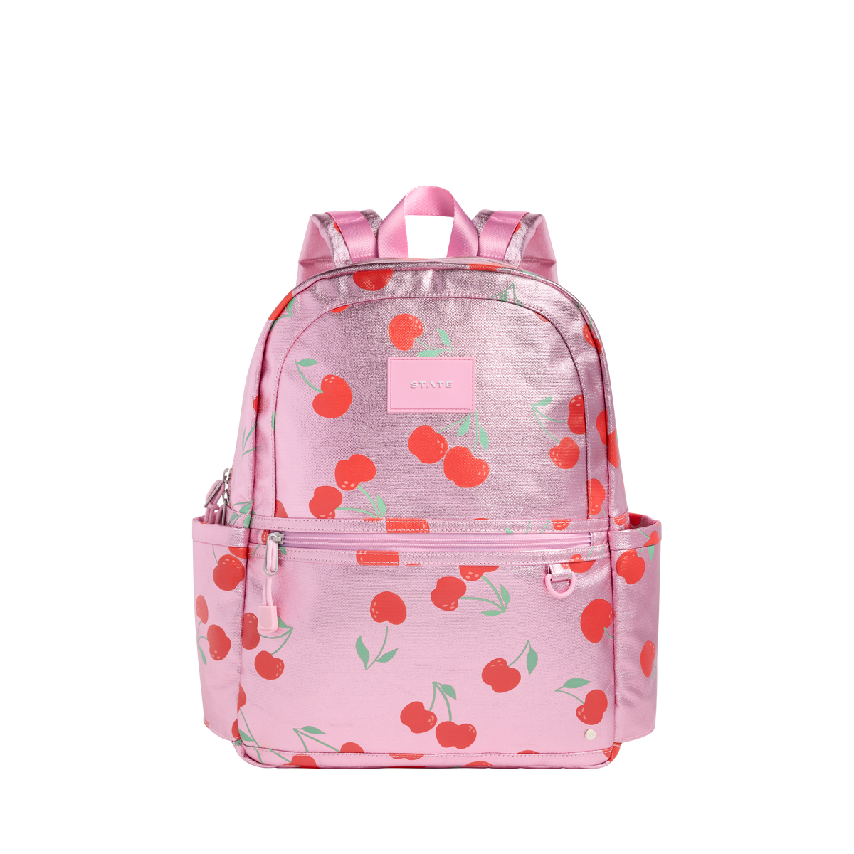 STATE Bags | Kane Kids Double Pocket Backpack Intarsia Strawberries ...