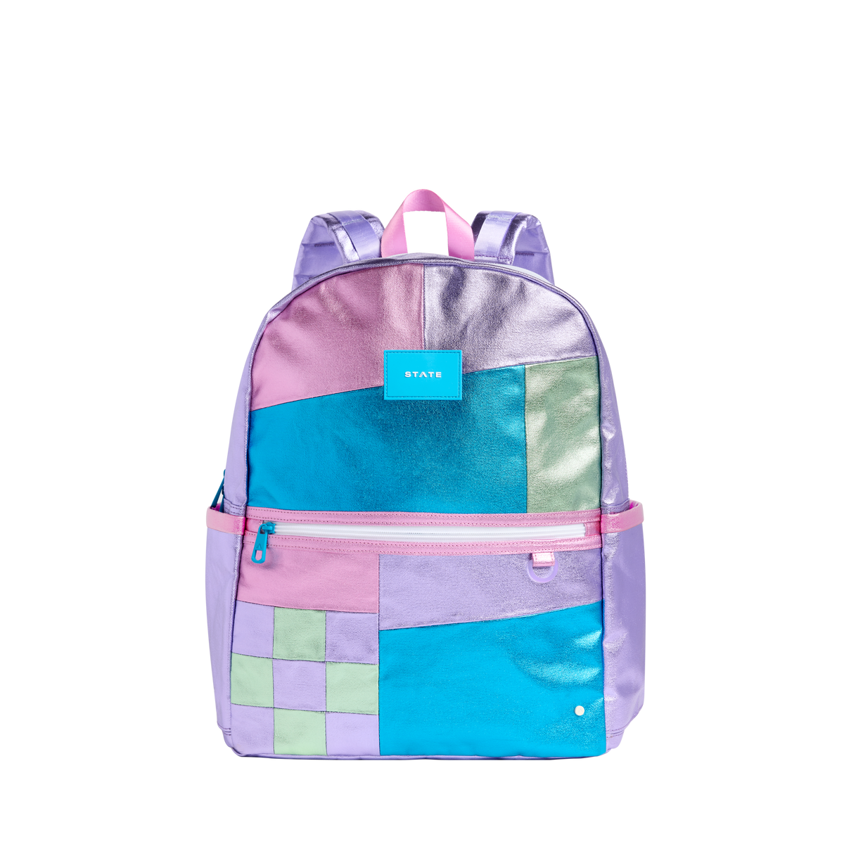 STATE Bags | Kane Kids Large Backpack Recycled Poly Canvas Blue/Pink ...