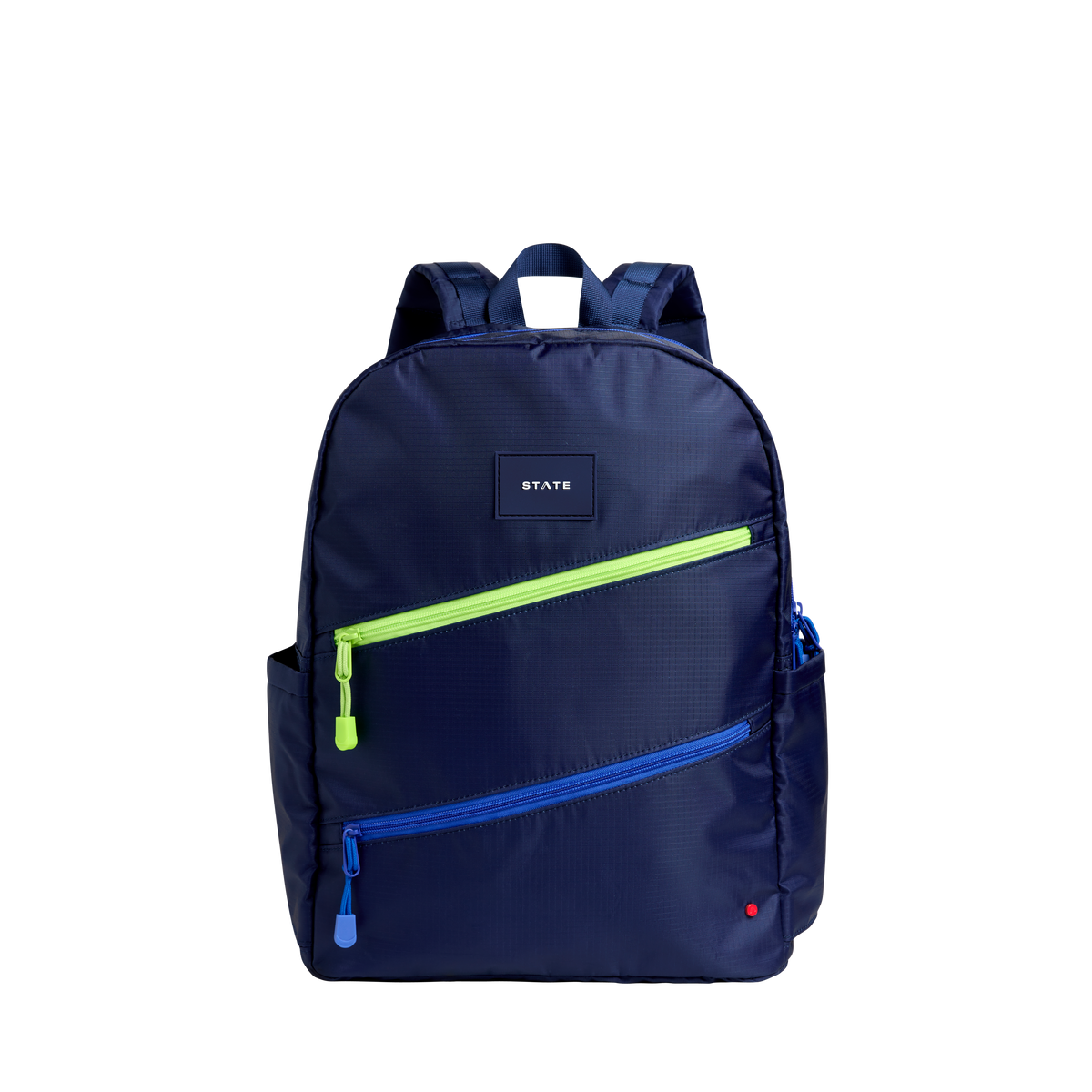 STATE Bags | Kane Kids Large Backpack Ripstop Navy Diagonal Zipper ...