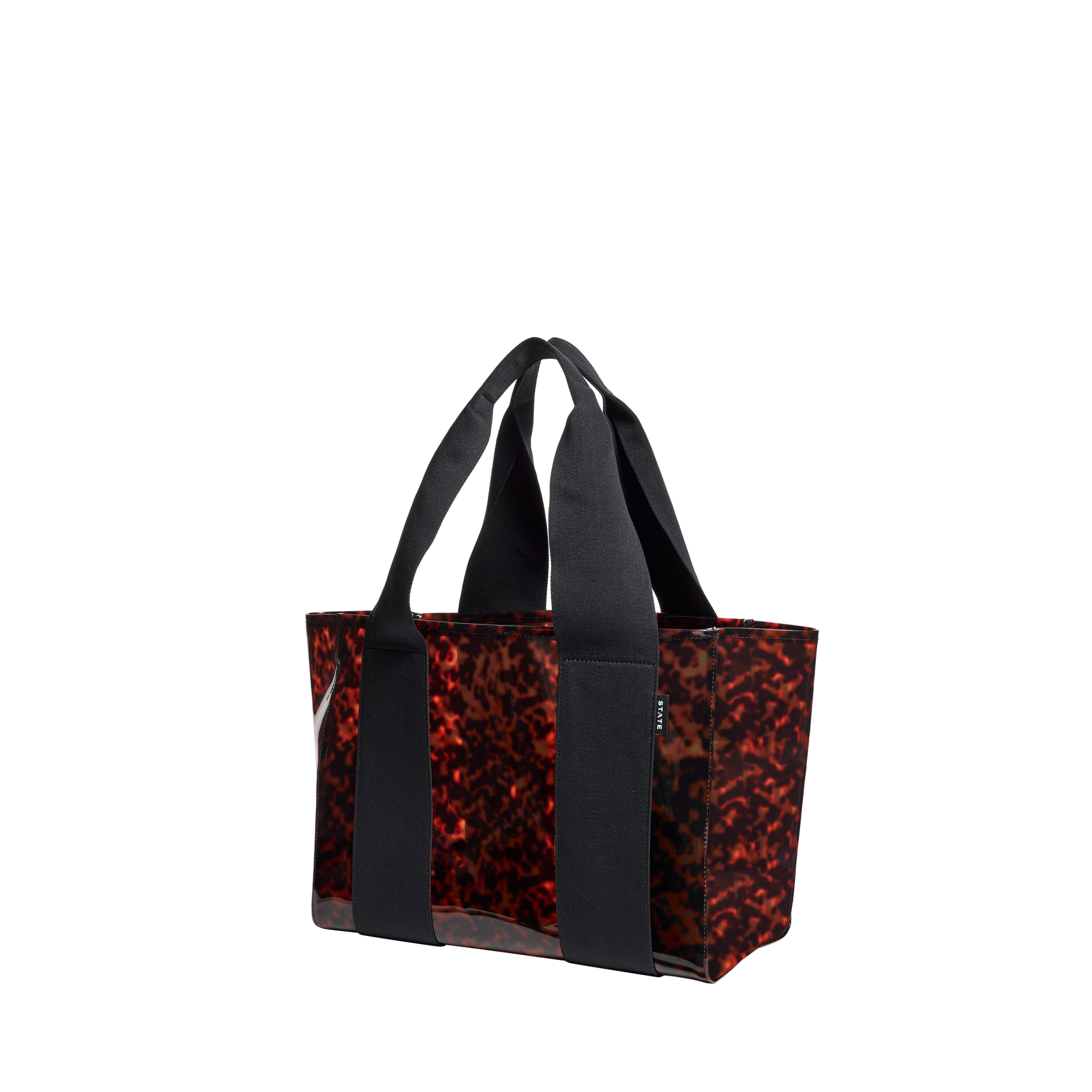 STATE Bags | Wellington Cabana Tote TPU Tortoise | Beach Bag