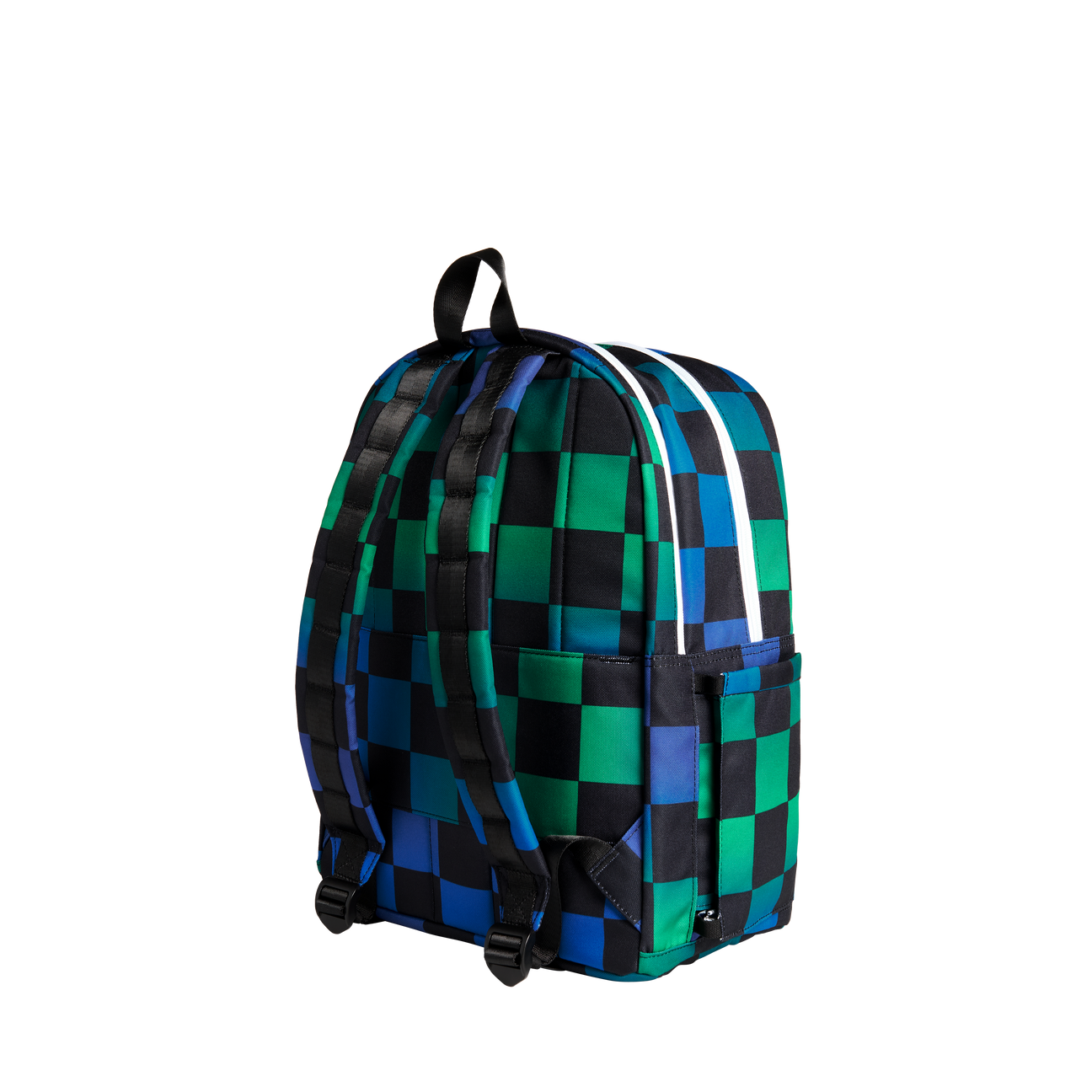 STATE Bags | Kane Double Pocket Backpack Recycled Poly Canvas Blue ...