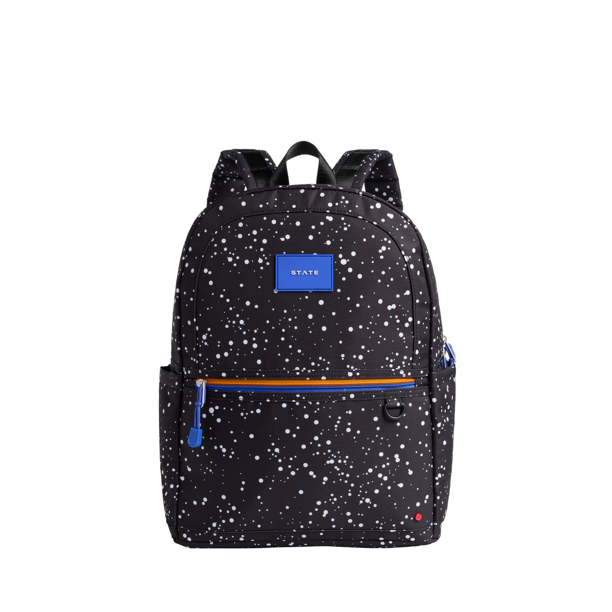 STATE Bags | Kane Kids Double Pocket Backpack Metallic Fuzzy Hearts