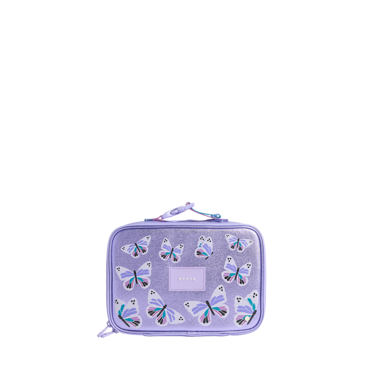 STATE Bags | STATE x LoveShack Fancy Rodgers Lunch Box Metallic ...