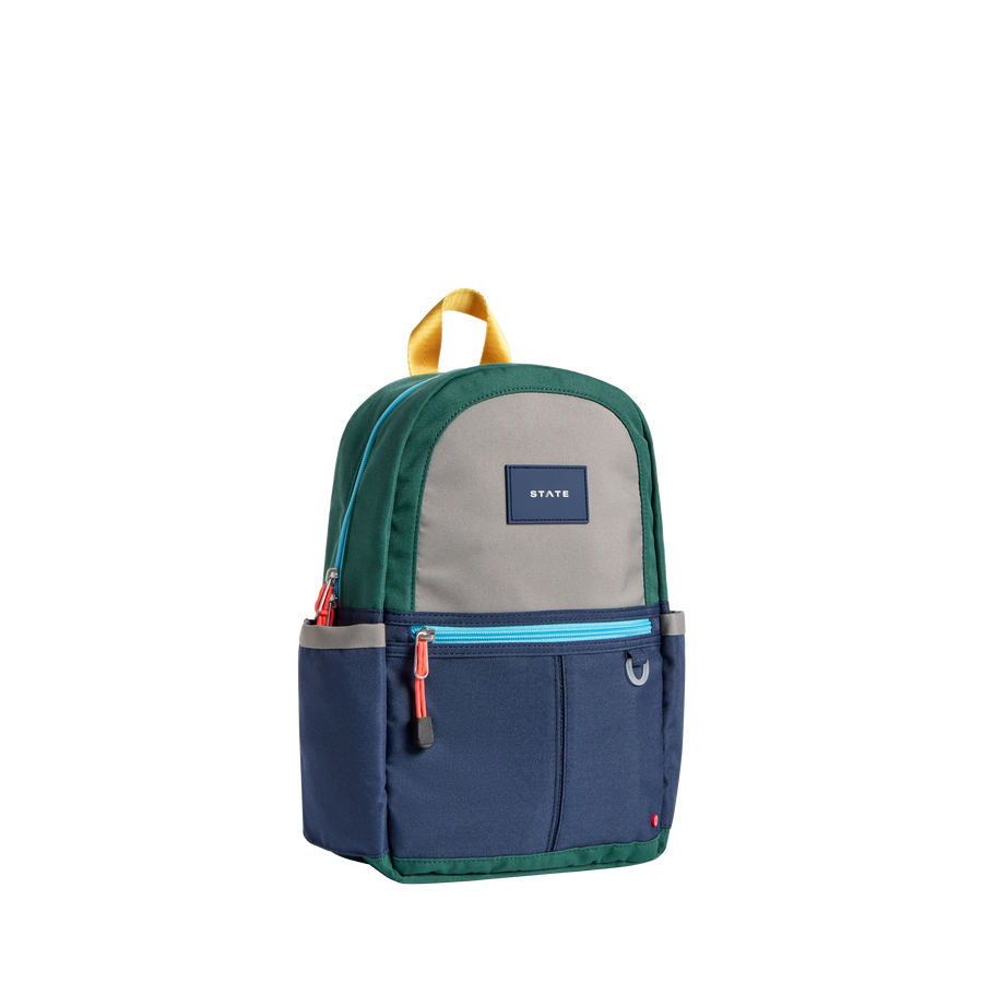STATE Bags | Kane Kids Mini Travel Backpack Color Block Green/Navy ...