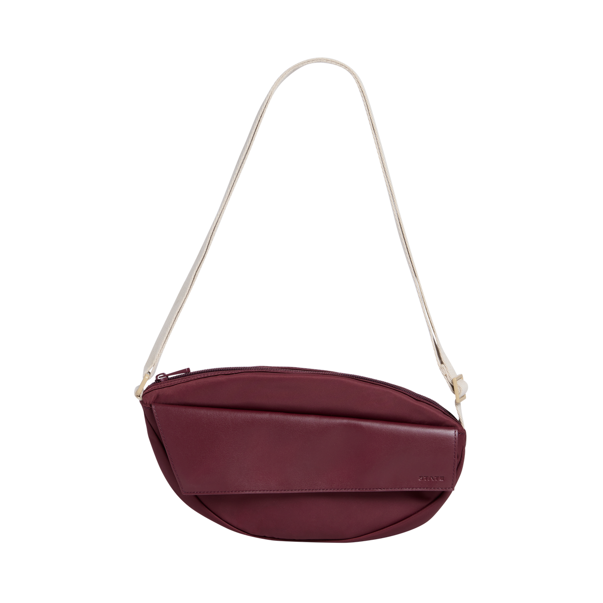 STATE Bags | Willow Crossbody Recycled Nylon Burgundy