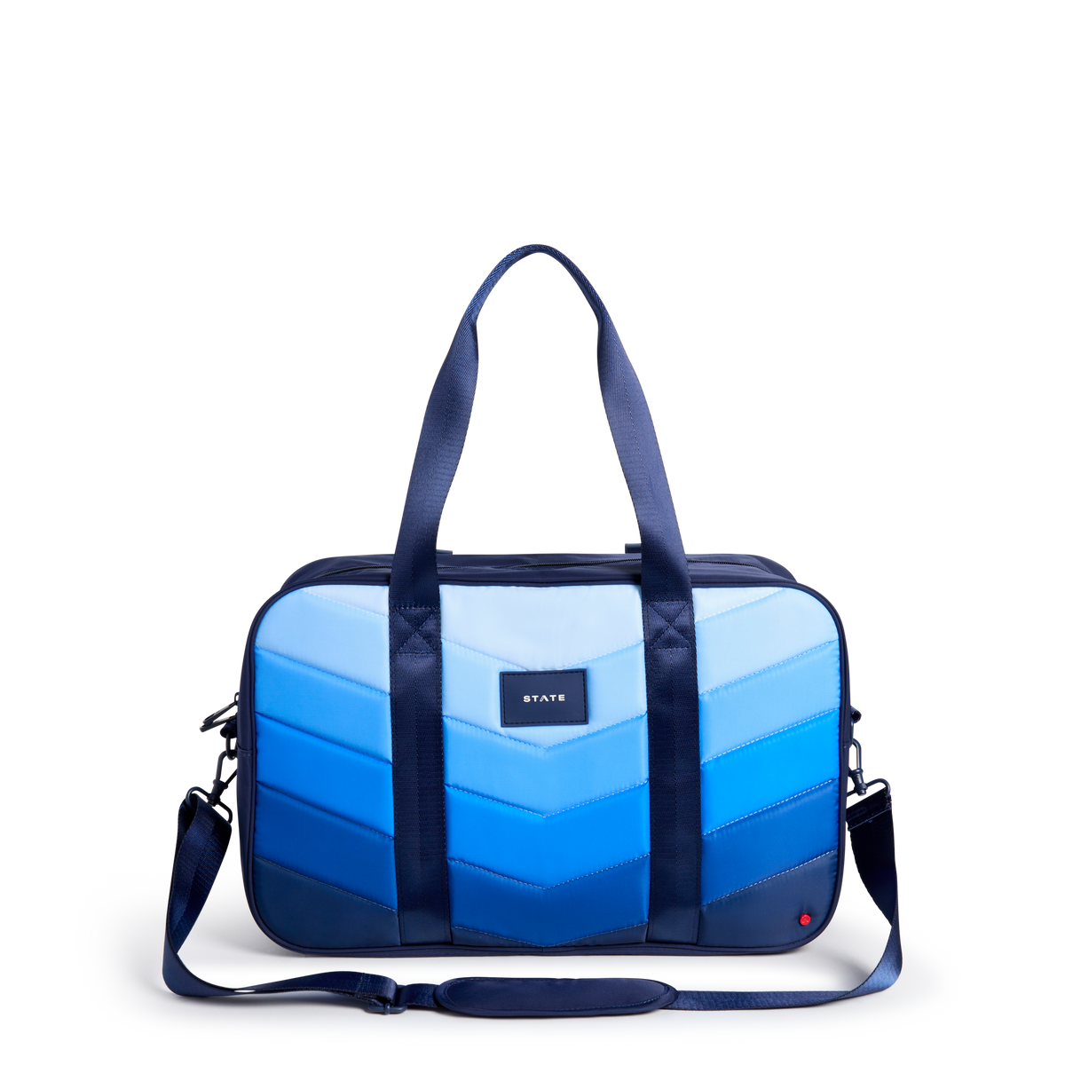STATE Bags | Rockaway Duffle Polyester Canvas Green/Navy