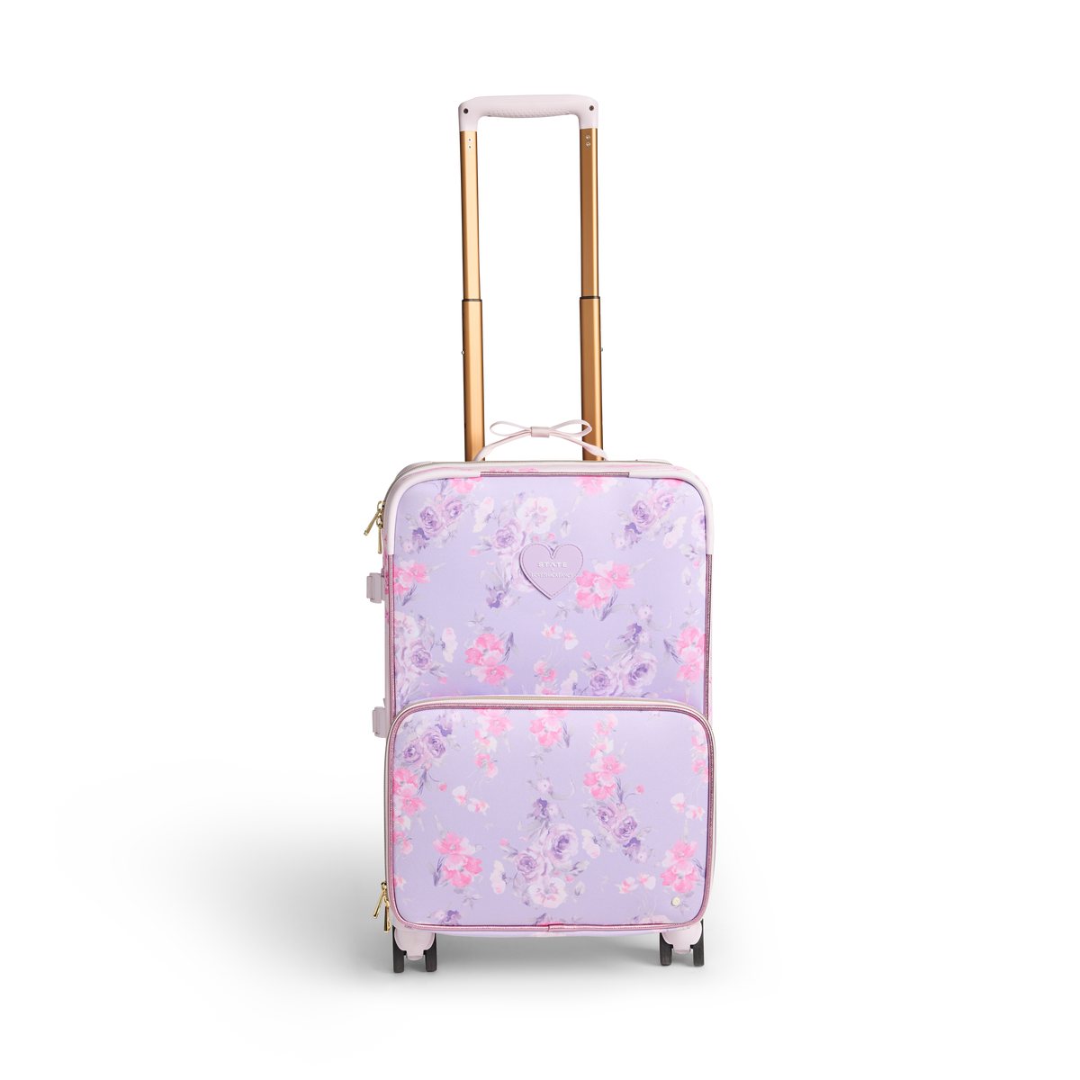 Logan Suitcase Metallic Pink/Silver
