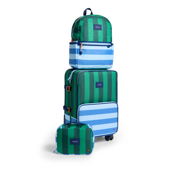 STATE Bags | Logan Suitcase Polyester Canvas Stripe