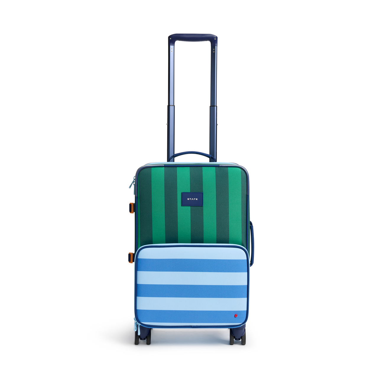 Logan Suitcase Metallic Pink/Silver