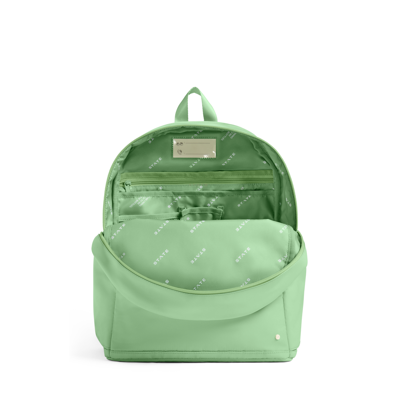 STATE Bags | Kane Kids Double Pocket Nylon Green