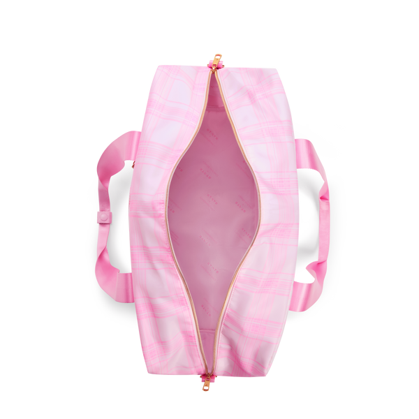 STATE Bags | STATE x LoveShackFancy Wellington Weekender Nylon Pink Vanilla