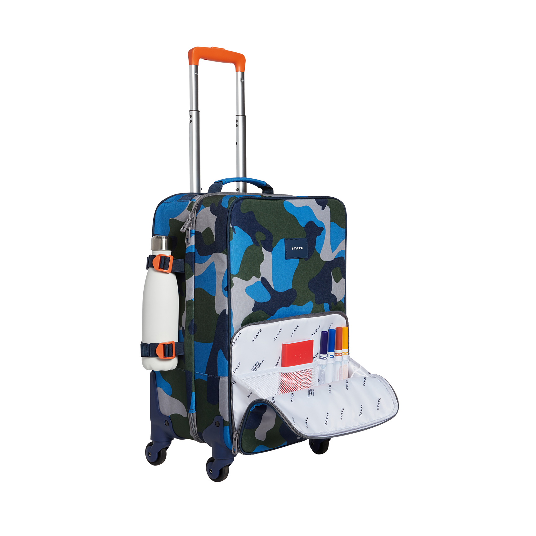 Logan Suitcase Printed Canvas Camo