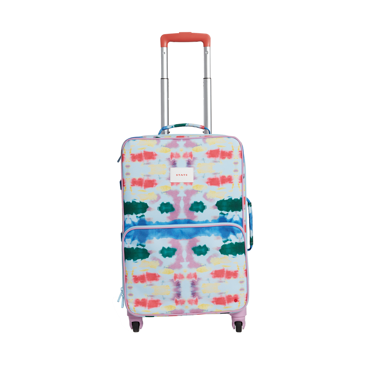 Logan Suitcase Color Block Navy/Neon