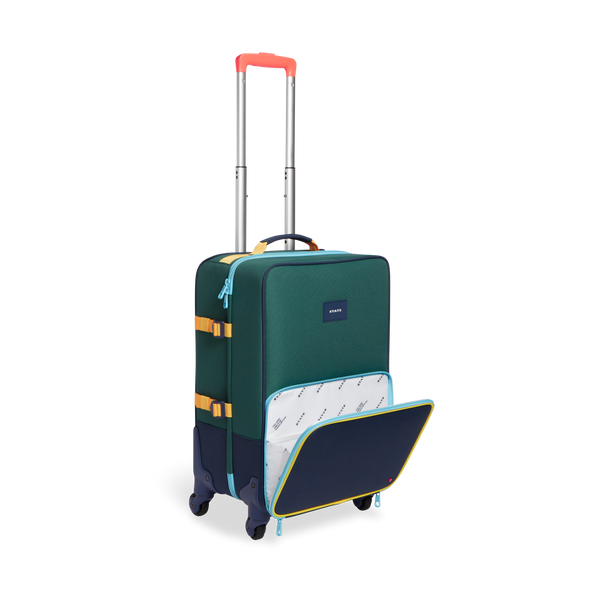 STATE Bags | Logan Suitcase Color Block Green/Navy