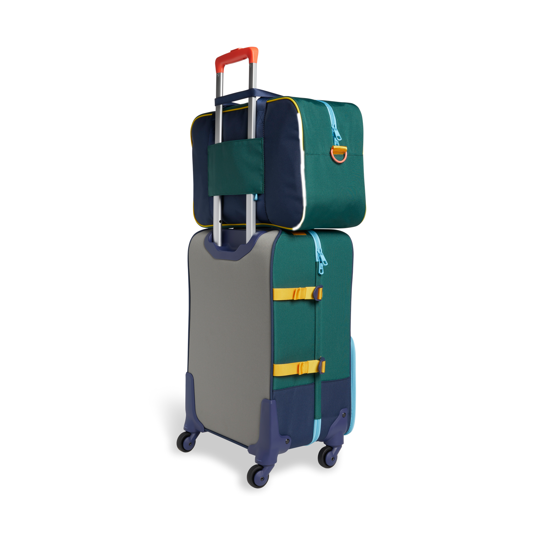 STATE Bags | Rockaway Duffle Polyester Canvas Green/Navy