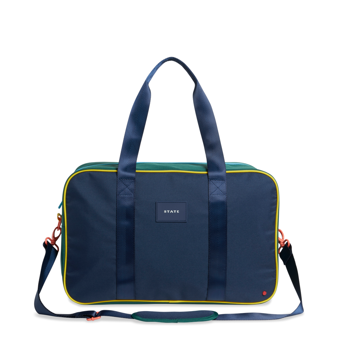 STATE Bags Rockaway Duffle Printed Canvas Daisies state-bags-rockaway-duffle-printed-canvas-daisies